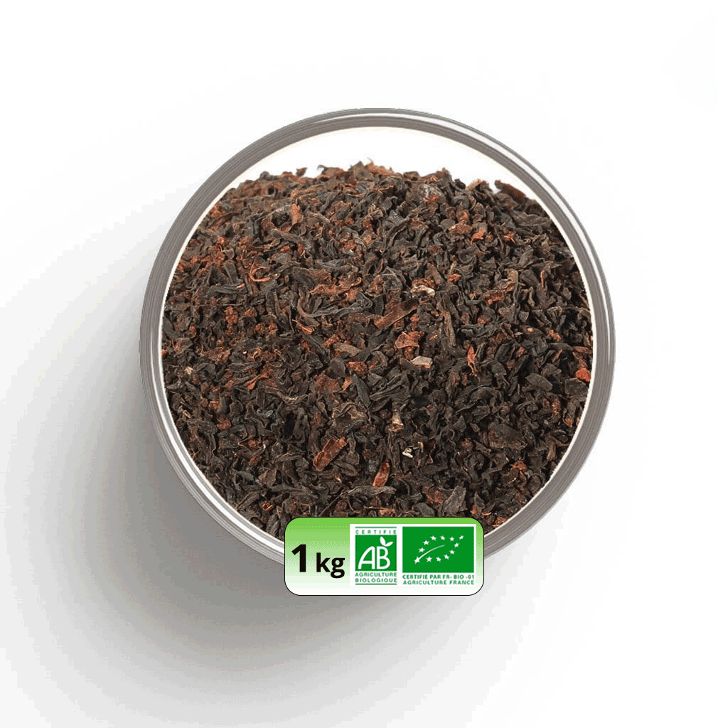 Organic English breakfast black tea in bulk - Thés Direct : Wholesaler ...